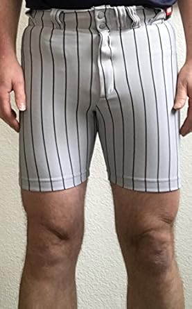 Amazon.com : Wilson Adult Poly Wrap Knit Baseball Pinstripe Shorts ...