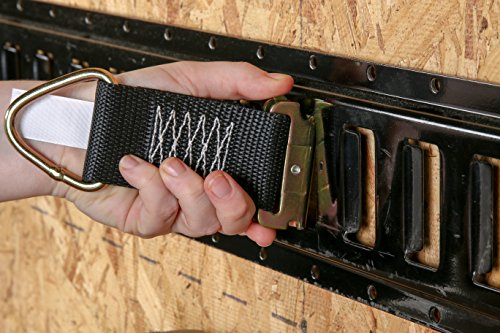 Four 2' E Track Tie-Down Rail, Hot-Dipped Galvanized Steel ETrack ...