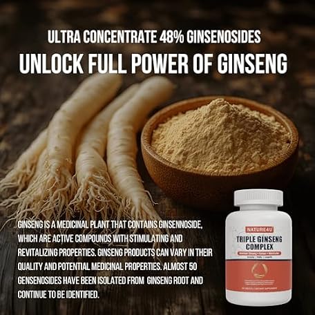 Mua Nature4U Triple Ginseng Complex, Ultra Potency 15% Ginsenosides ...