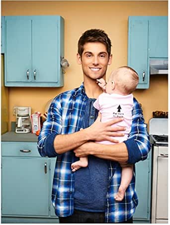 Baby Daddy Jean-Luc Bilodeau as Ben Wheeler Holding Baby Smiling 8 x 10 ...