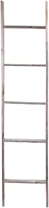 Amazon.com: 5' Reclaimed Barnwood Rustic Ladder: Kitchen & Dining