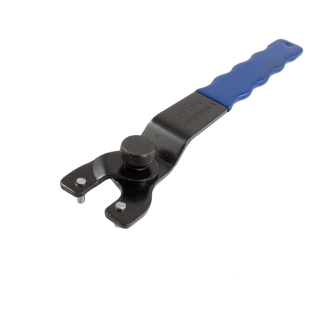 Blue Handle 19cm Long 10-30mm Adjustable Spanner for Angle Grinder ...
