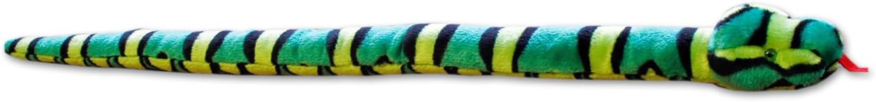 150cm 5ft soft toy snake – 6 assorted cuddly plush designs, 1 sent out ...