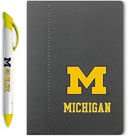 Amazon.com : Greeting Pen Michigan 4" x 6" Notebook and 1 Rotating ...