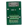 Fielect DB9 D-Sub 9Pin Male Adapter Jack Terminal Breakout PCB Board 2 ...