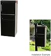 Amazon.com : dVault Post Mount Delivery Vault : Security Mailboxes ...