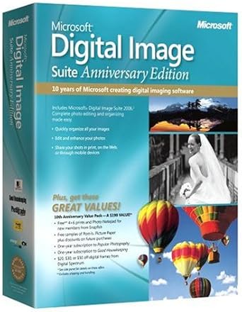 Microsoft Digital Image Suite 2006: Anniversary Edition (PC): Digital ...