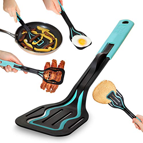 GRIPTULA Multipurpose Slotted Spatula for Nonstick Cookware – Heat ...