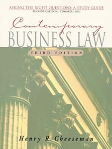 Contemporary Business Law: Asking the... book by Henry R. Cheeseman
