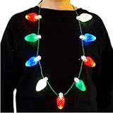 Flashing Christmas Lights Necklace - The Green Head