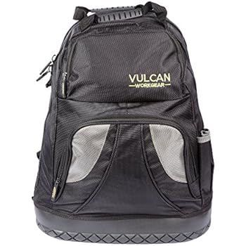 Vulcan Workgear Tool Backpack Tool Bag with Over 24 Reinforced Pockets ...