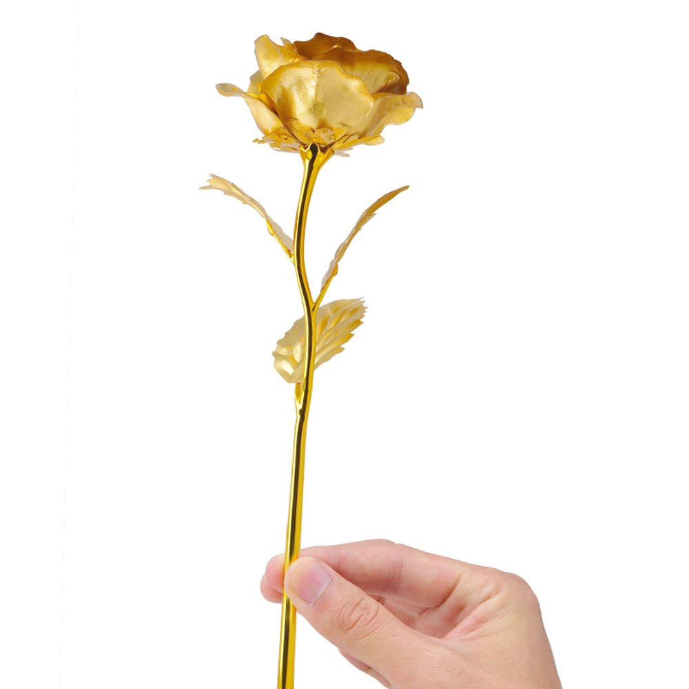 Vinmax 24k Gold Dipped Rose Forever Rose Flowers With Long Stem ...