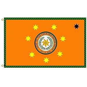 Amazon.com : Cherokee Nation Flag 3x5ft outdoor flag : Garden & Outdoor