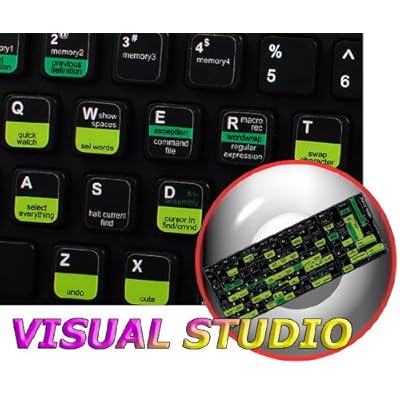 Visual Studio Keyboard Stickers with Shortcuts - Philippines | Ubuy