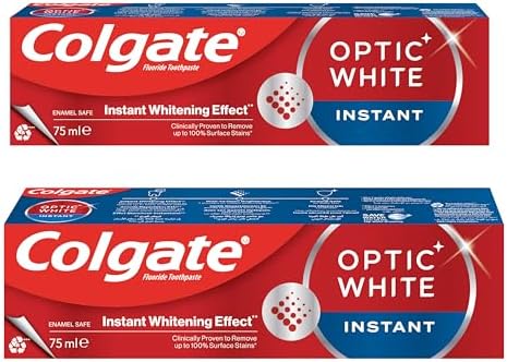 Colgate Optic White Instant Whitening Toothpaste - Fluoride Formula ...