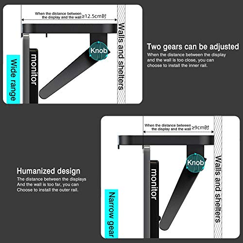 Computer Monitor Top Shelf,TV Shelf, TV Top Shelf, Cable Box Stand for ...