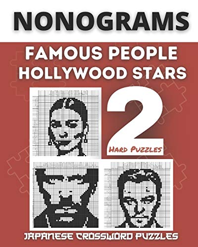 Amazon.com: Nonograms Book, Famous People & Hollywood Stars: Fun ...