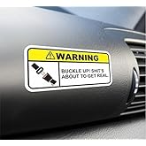Amazon.com: (2X) Y U No Pay For Gas Funny Warning Sticker Set Vinyl ...