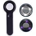 Amazon.com: 60x Illuminated Rechargeable Magnifier with Dual Coated ...