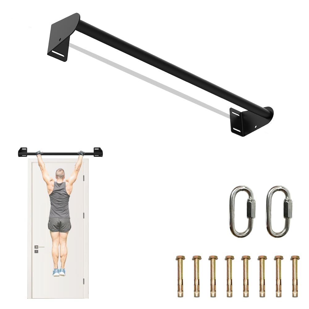 Heavy Duty Welded Pull Up Bar, Versatile Doorway Wall Mount, Joist ...