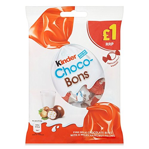 Amazon.com : ( 10 Pack ) Kinder Milk and Hazelnut Choco Bons 69.6g ...