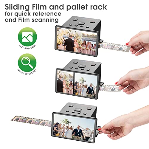 DIGITNOW 35mm Film Scanner & Slide Viewer with a Large 5” LCD Screen ...