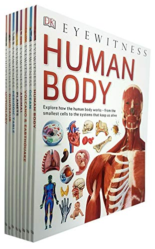 Dk Eyewitness Collection 8 books set Children's pack Animal, Human Body, Ocean: DK ...