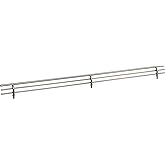 Amazon.com: Hardware Resources Metal Shelf Rail - Guard Fence for ...