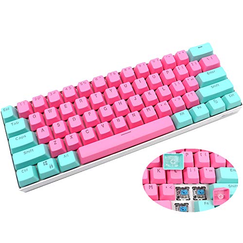 （Only keycaps） CJXSP PBT 61 Keycaps 60 Percent, OEM Profile Gaming ...