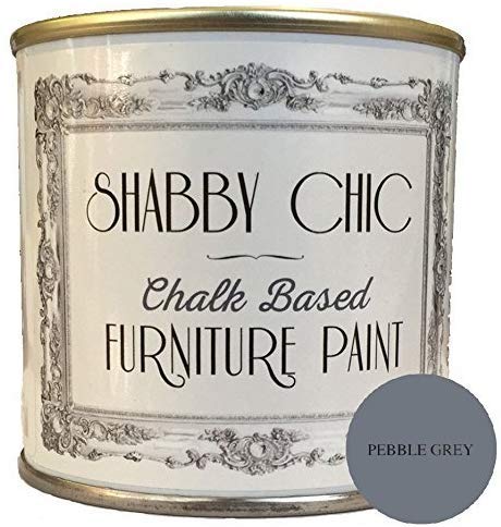 Shabby Chic Chalk Furniture Paint - Pebble Grey - 1 Liter - Chalked ...