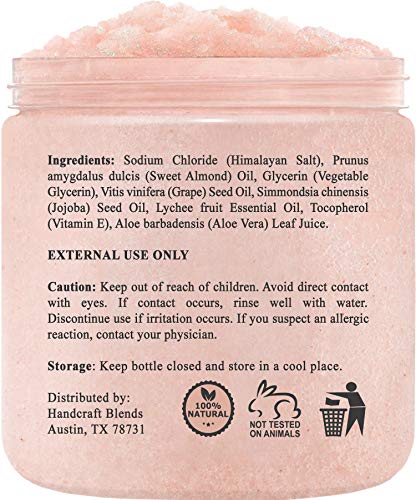 Handcraft Himalayan Salt Body Scrub - All Natural - Deep Cleansing ...