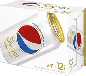 Amazon.com : Pepsi Diet Caffeine Free Soda, 12 oz (12 Cans) : Grocery ...
