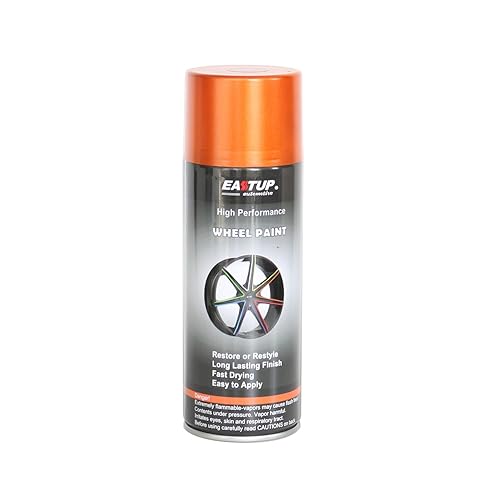 EASTUP Premium Metallic Acrylic Enamel Wheel Paint Orange-Gold Color ...