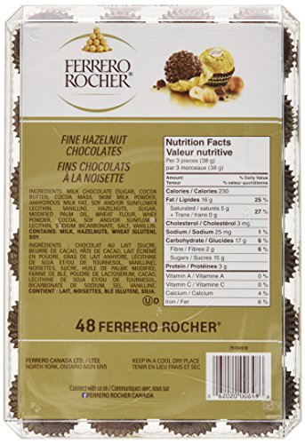 Boîte Ferrero Rocher T48 Diamant, 600 Grammes - Circulaire en ligne
