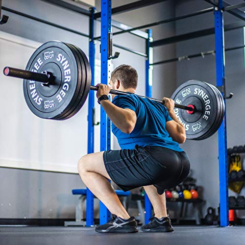 Synergee 45lb Rhino Power Bar Cerakote Finish Barbell. Rated 1500lbs ...