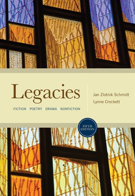 Amazon.com: Legacies: Fiction, Poetry, Drama, Nonfiction: 9780495898030 ...