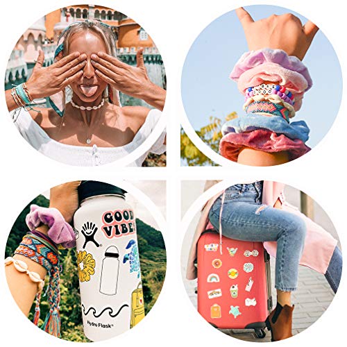 BOKIN PrePiece VSCO Girl Stuff Set 35Pcs Stickers 15 Pcs Velvet Fabric ...