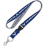 Amazon.com: PinMart's U.S. Air Force Military USAF Wings Lanyard w ...