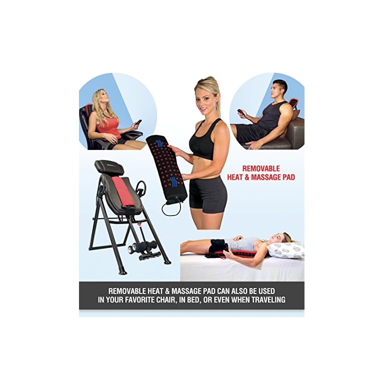 Health Gear ITM7.5 Big & Tall Inversion Table - 400 lbs, 5'1" - 7'0"