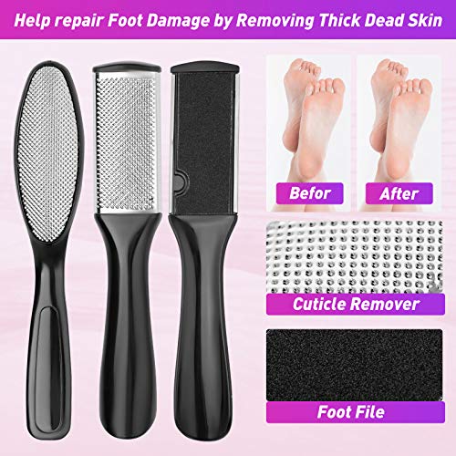 20 in 1 Pedicure Kit Professional Pedicure Tools Set Foot Care Scrubber ...
