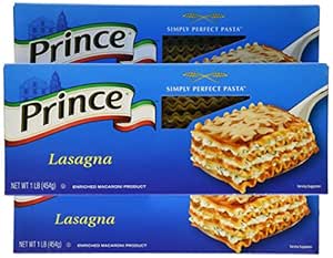 Amazon.com : Prince Lasagna Noodles, 16 Ounce (Pack of 12) : Lasagna ...