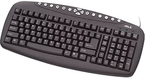 Amazon.com: USB/PS2 120-KEY Inet Multimedia Keyboard with Programmable ...