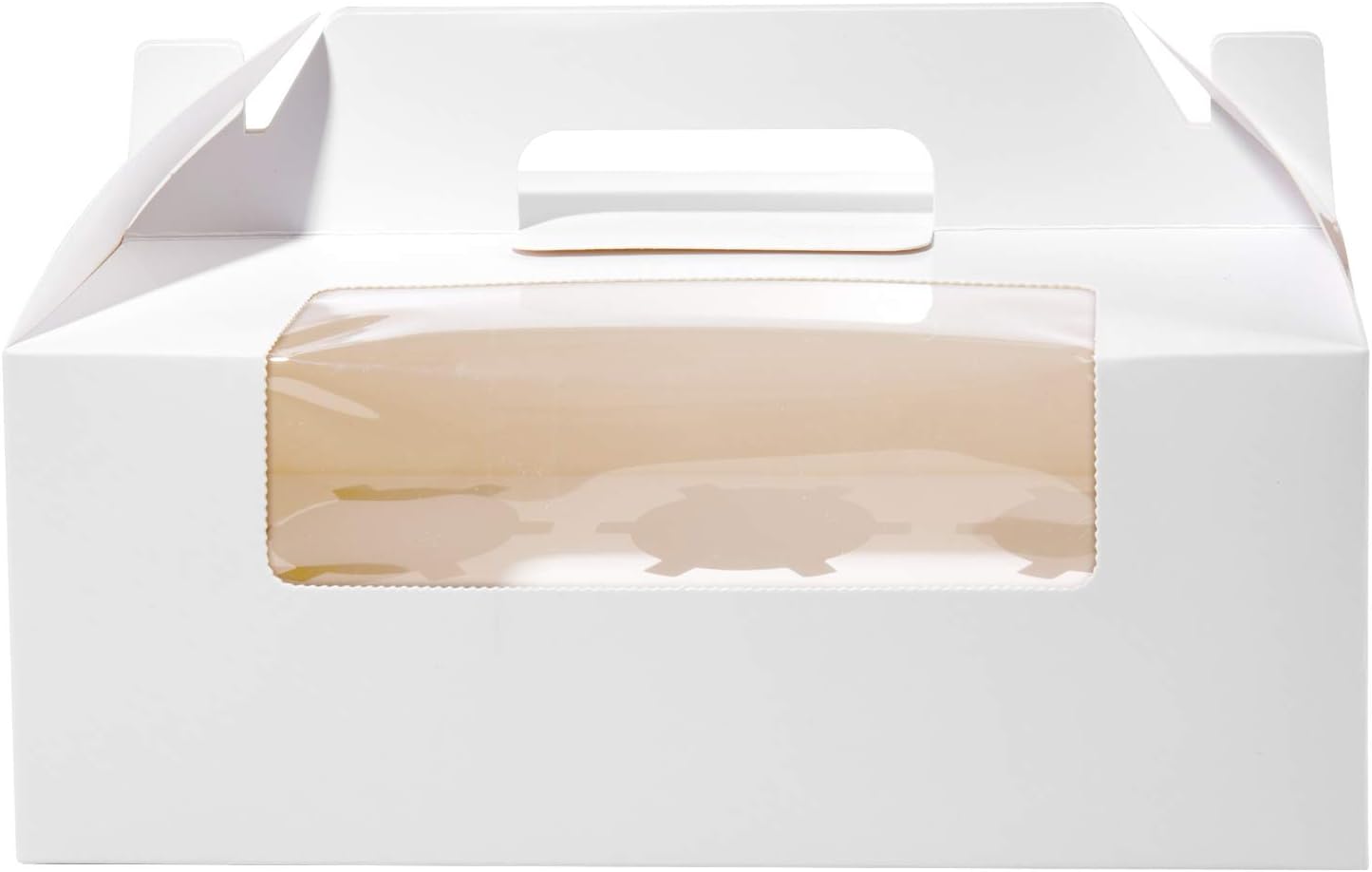 Cupcake Boxes 6 with Window, Vordas 12PCS Cupcake Boxes 6 Hole with ...