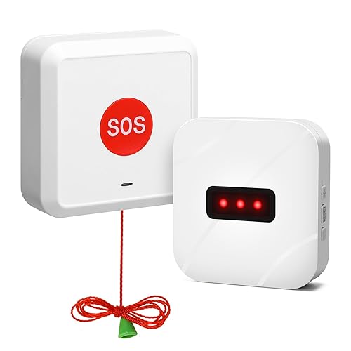 Zuomeng Emergency Call Light System with Pull Cord and Call Button ...