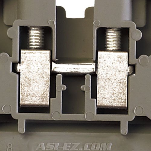 ASI ASIUK5N Din Rail Mounted Terminal Block, Screw Clamp (Pack - Want It All
