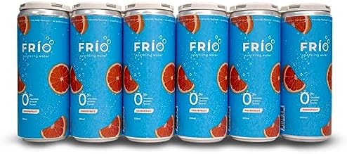 سعر Frio Grapefruit Sparkling Water - 12 Pack x 330ml - 0 Sugar, 0 Calories, No Artificial ...