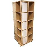 Amazon.com: White Revolving T-Shirt Display with Casters - 24" W x 24 ...
