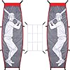 VAIPI Baseball Softball Pitching Target Dummy Batter Strike Zone Net ...
