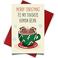 Amazon.com : Cheerin Christmas Card with Envelope - Funny Romantic Xmas Card - Love Christmas ...