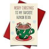 Amazon.com : Cheerin Christmas Card with Envelope - Funny Romantic Xmas Card - Love Christmas ...